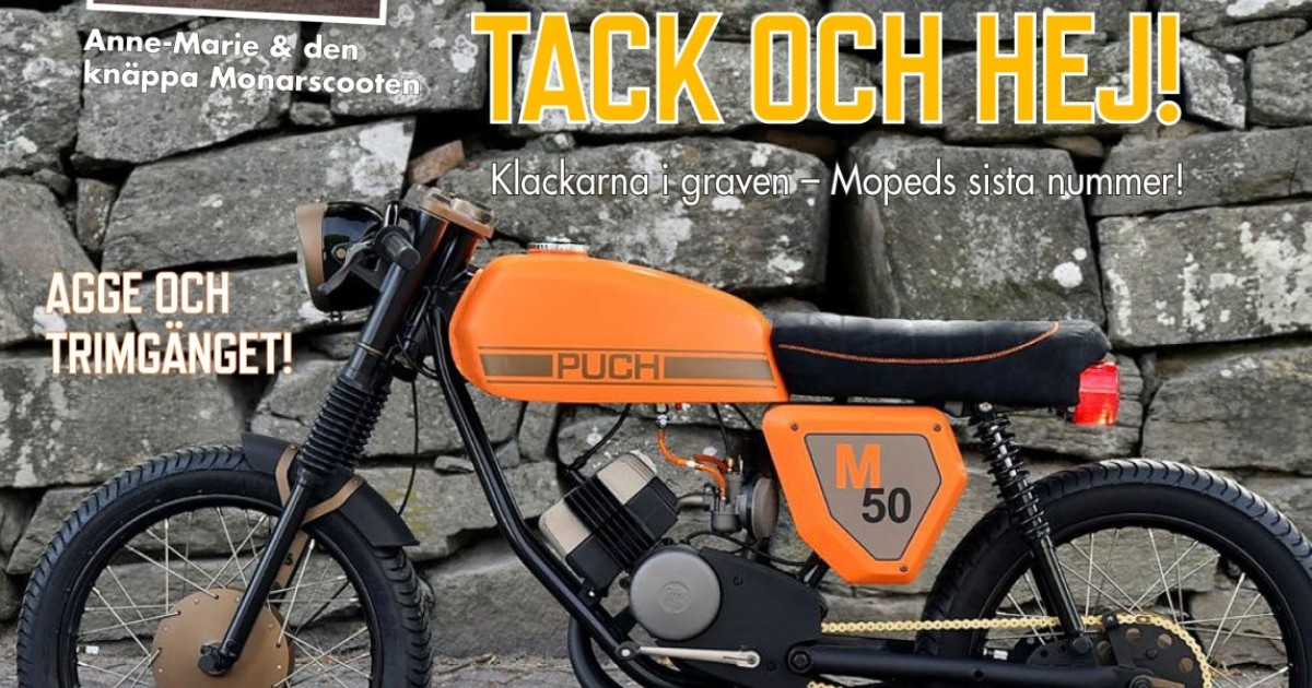Moped 3/2025: Sista numret! | Klassiker