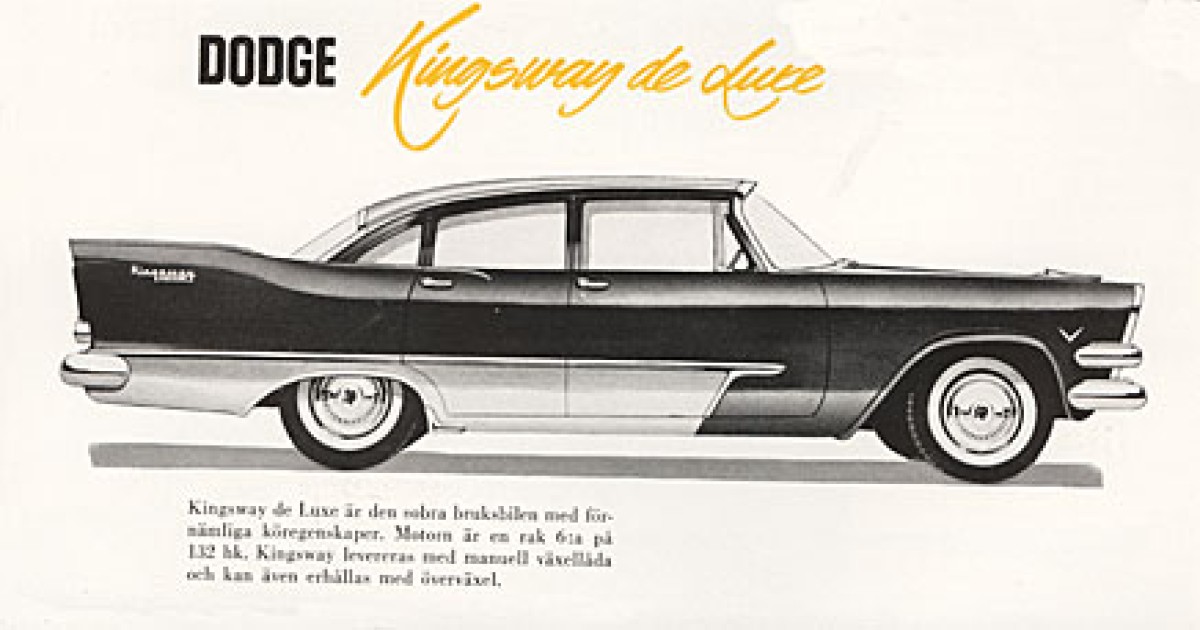 Grattis Dodge Kingsway! | Klassiker